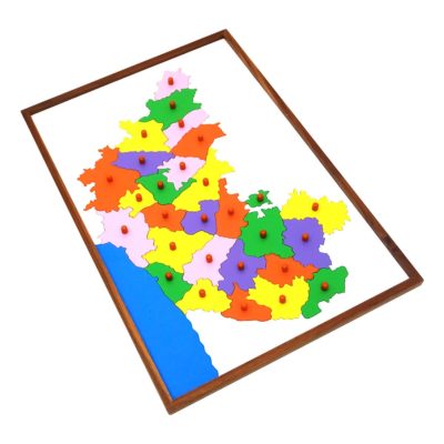 Map Puzzle: Karnataka – Montessori Materials, Learning Toys and ...